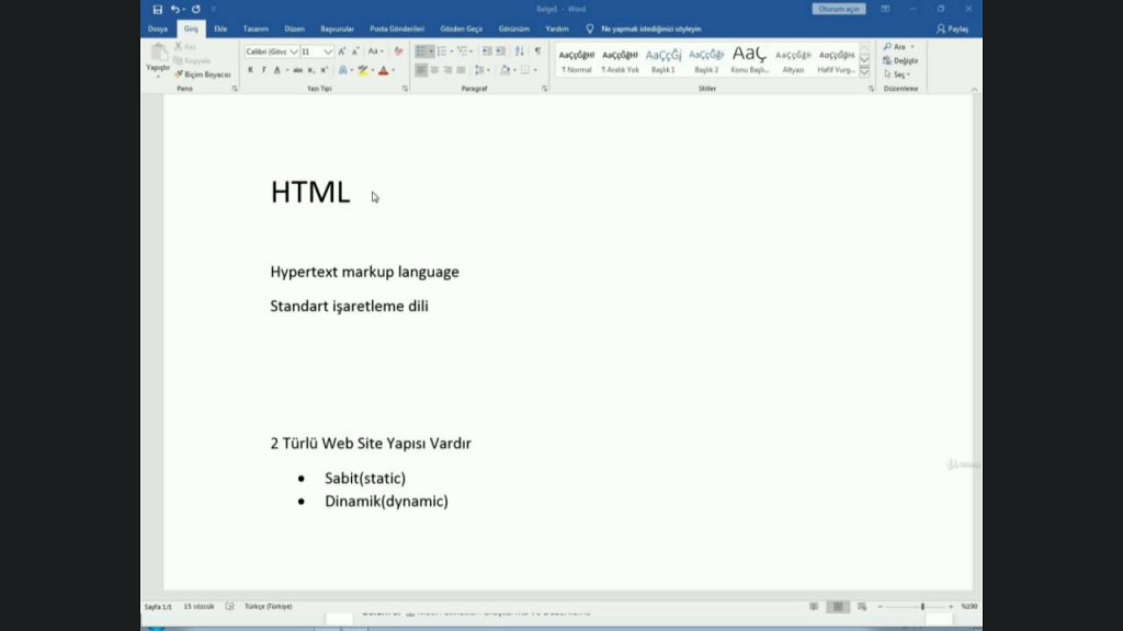 HTML Nedir? Ücretsiz HTML Öğrenebileceğiniz Online Kurslar - Kasım Mert ...